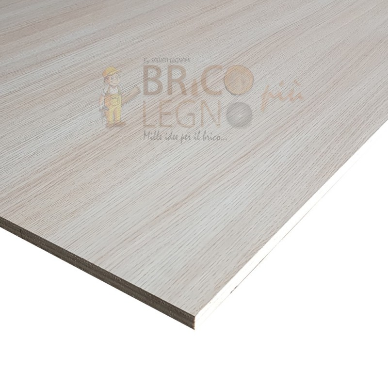 Multistrato bilaminato rovere sbiancato poro 18 mm