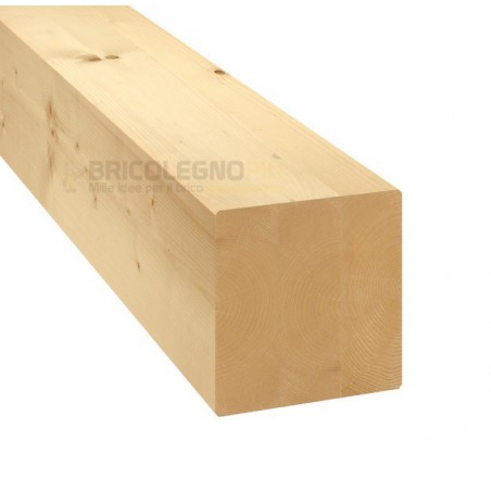 Travi lamellari in abete GL24H cm 12x12 qualità a vista